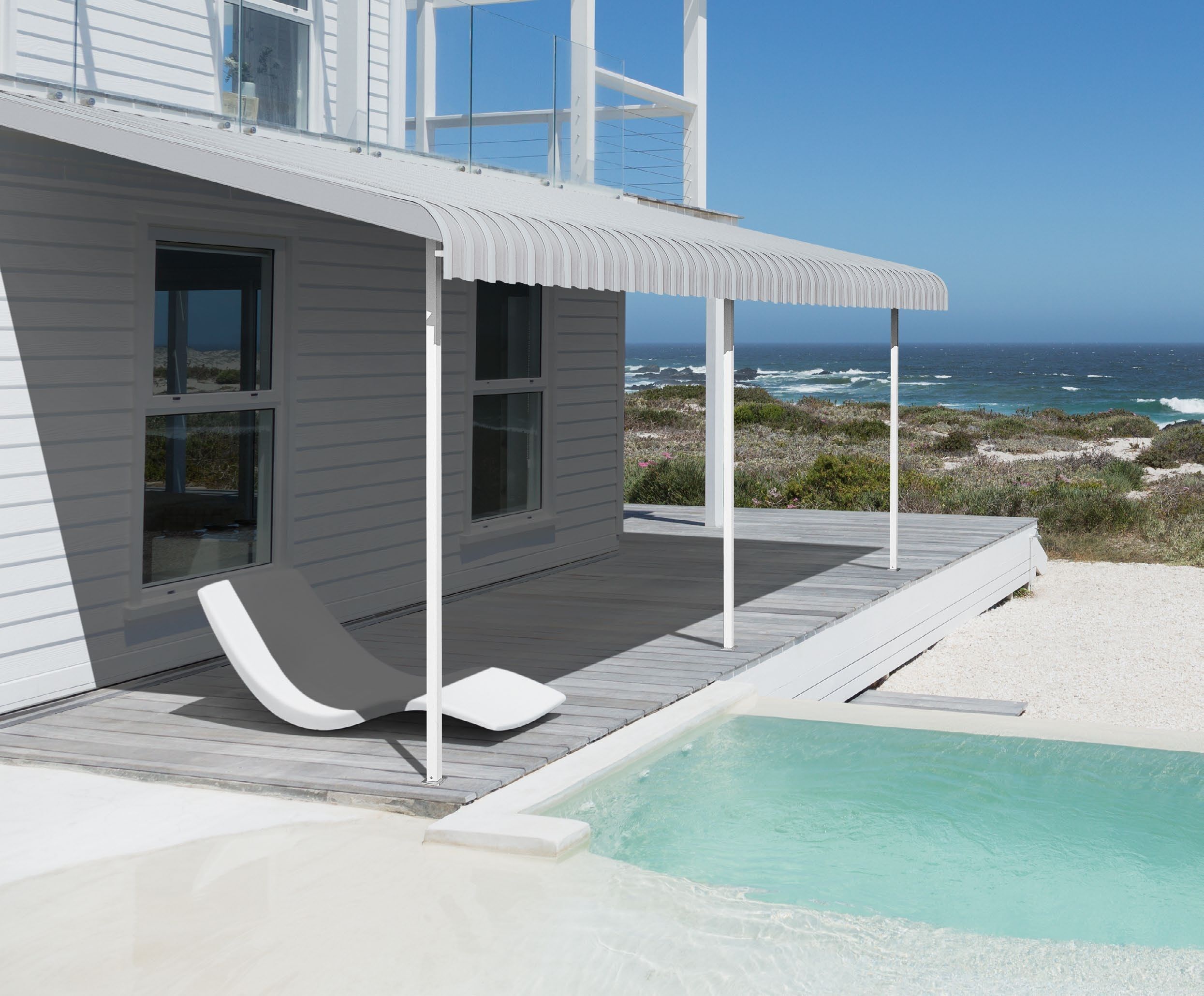 Fixed Canopy Metal Awnings - Shut It Solutions | Brisbane | Gold Coast | Noosa